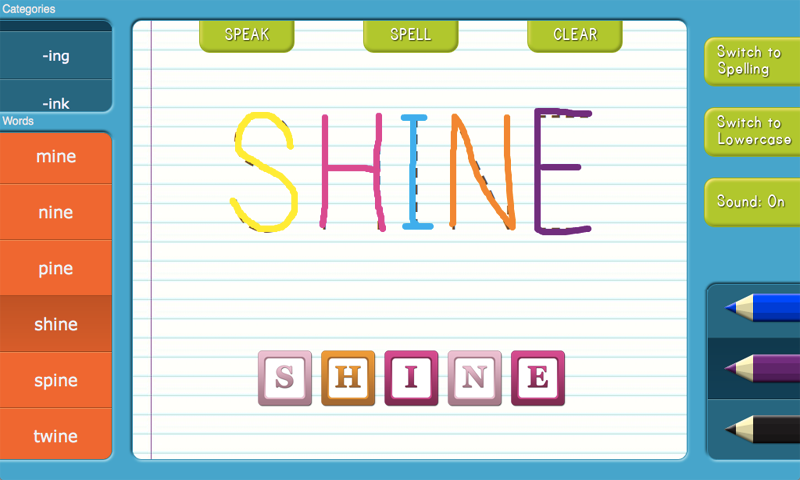 Abby Write & Play - Phonics Word Families Games - App on Amazon Appstore