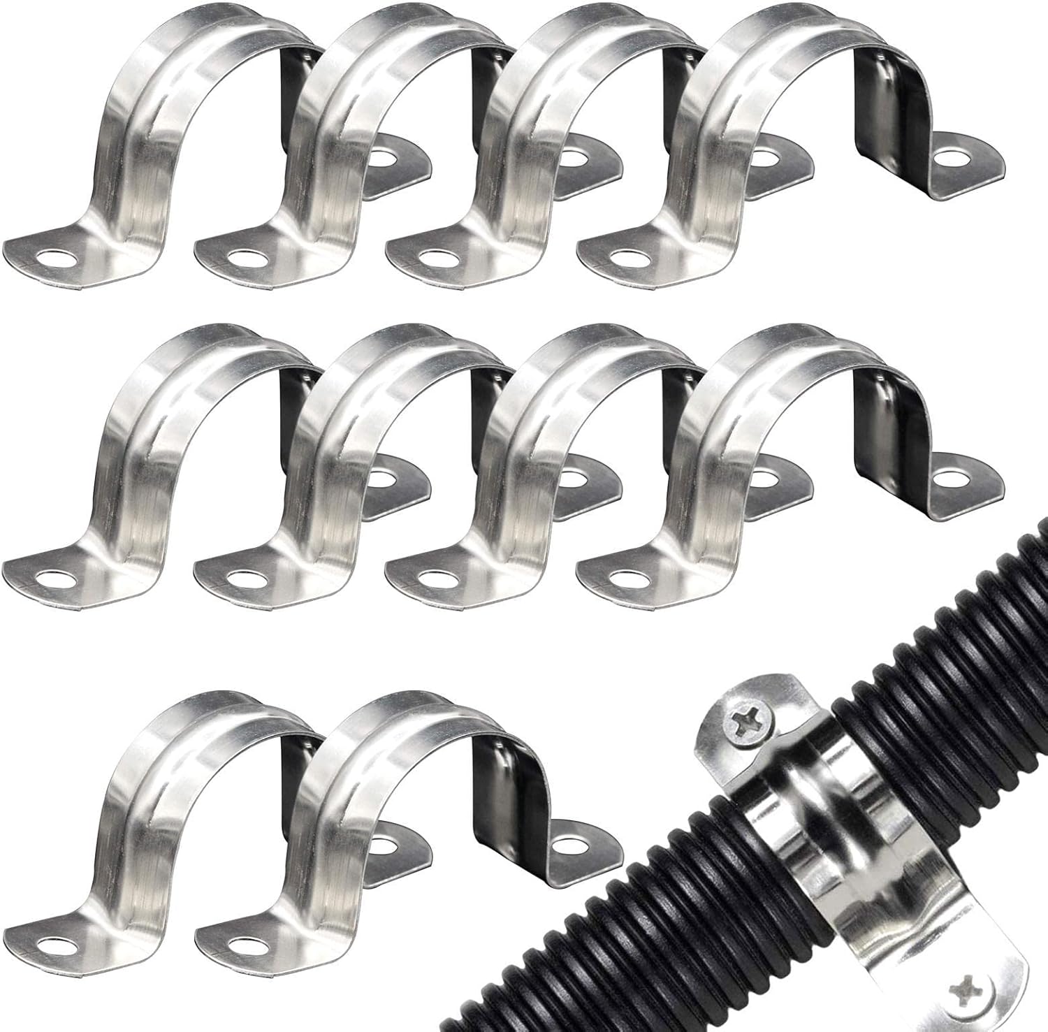 Shareed Pipe Strap | Stainless Steel U-Tube Rigid Pipe Strap,Reinforced ...