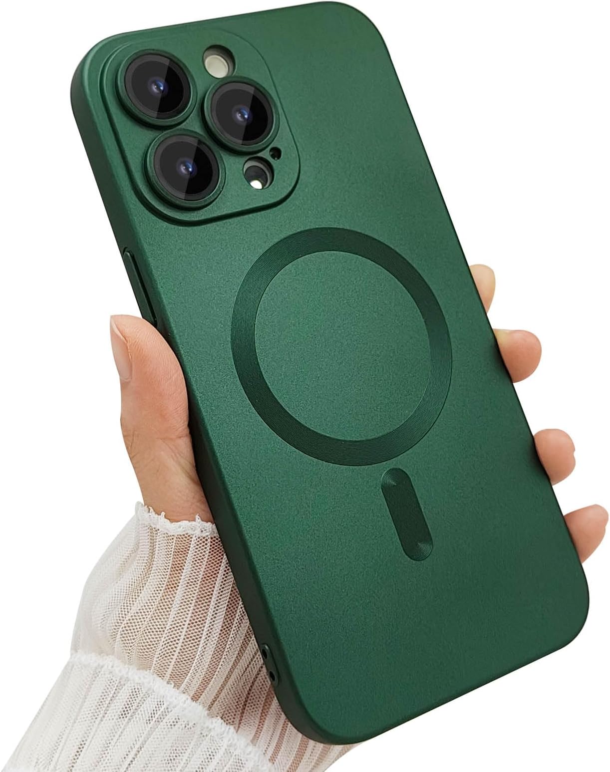 Amazon.com: ankofave Magnetic case for iPhone 13 Pro Max Phone Case for Women, Matte Luxury Soft ...