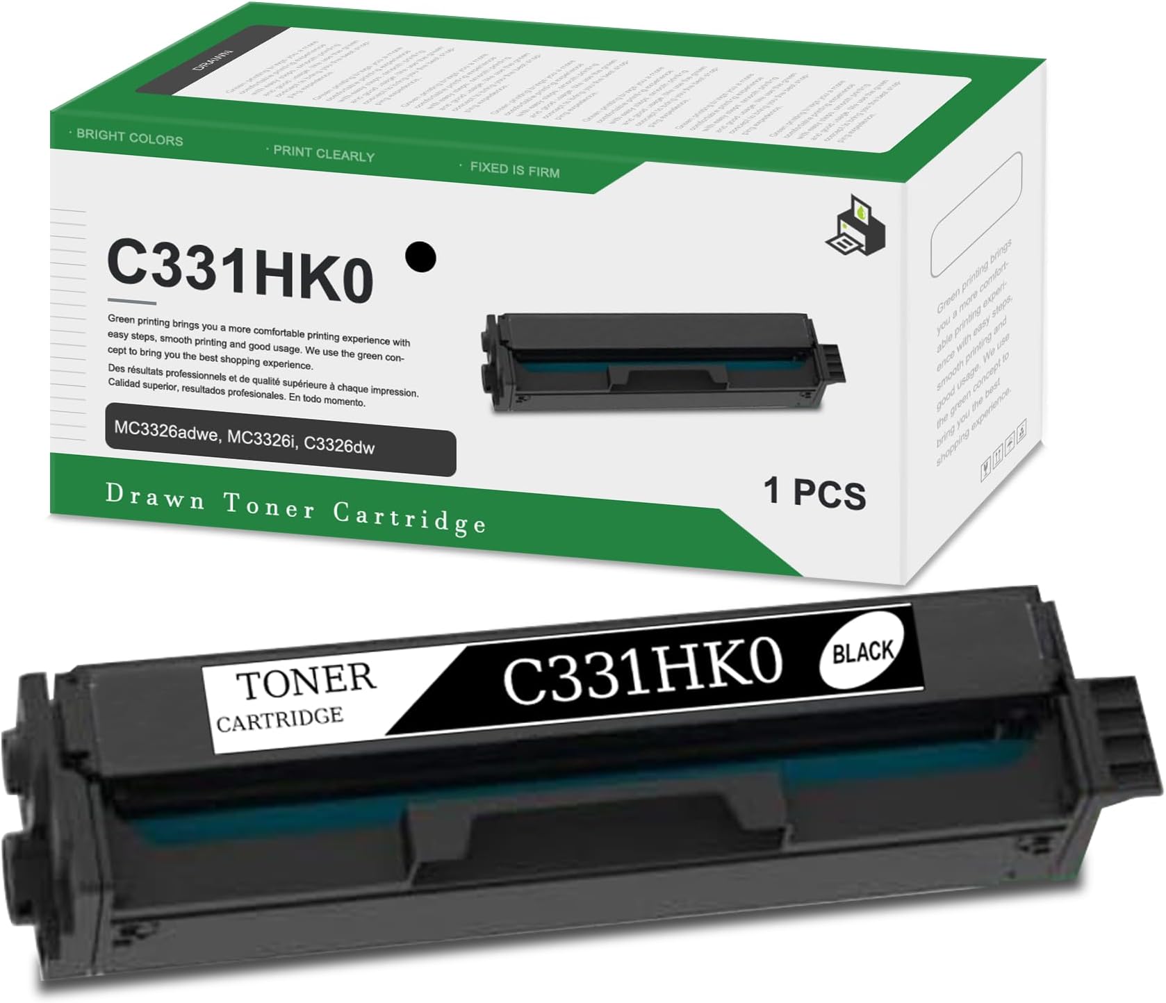 Amazon.com: 55B1000 Black Toner Cartridge(1-Pack) - Ncla Compatible ...