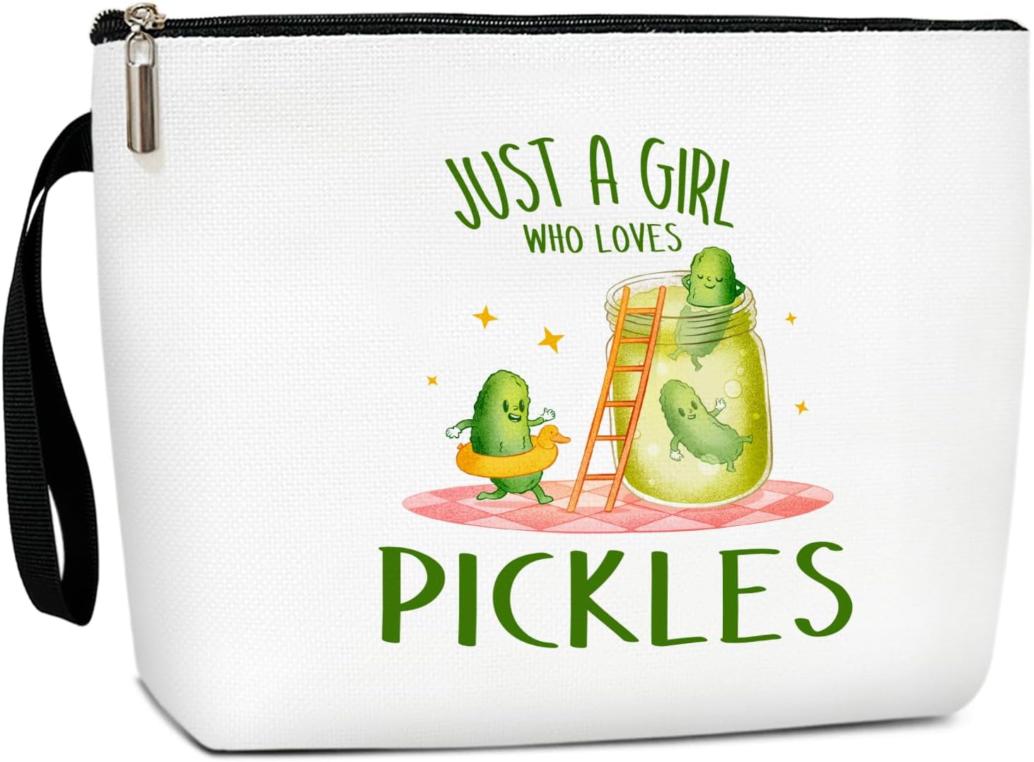 Amazon.com : GOODBANER Pickle Gifts for Pickle Lovers Cosmetic Bag ...