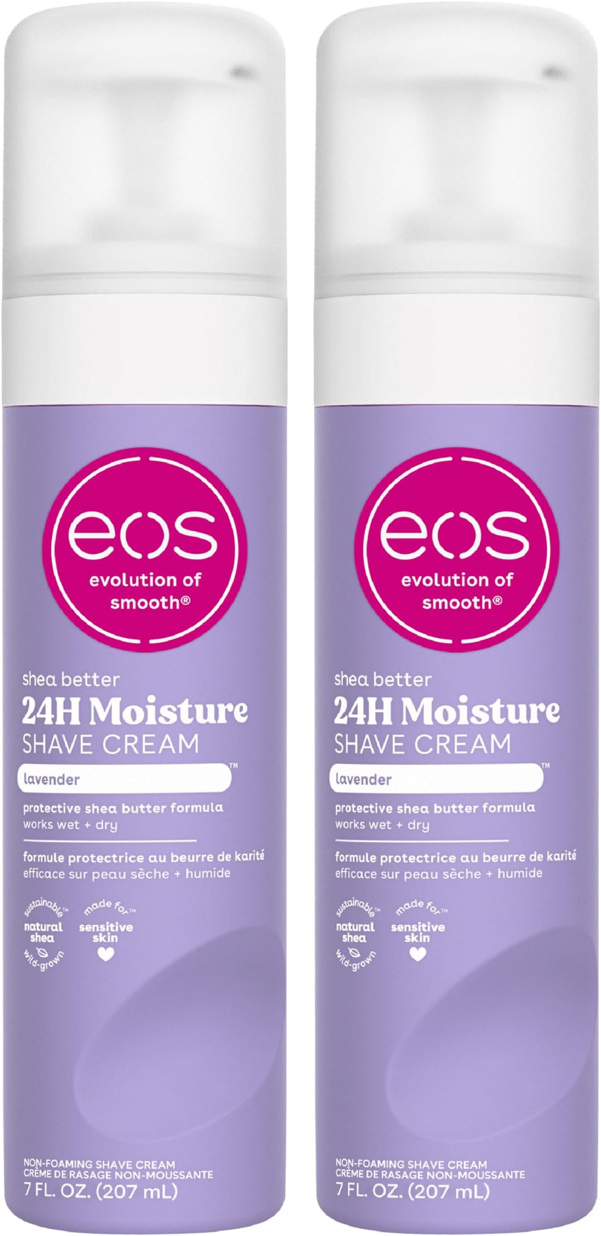 Amazon.com: eos Shea Better Shaving Cream- Lavender, Shave Cream for ...