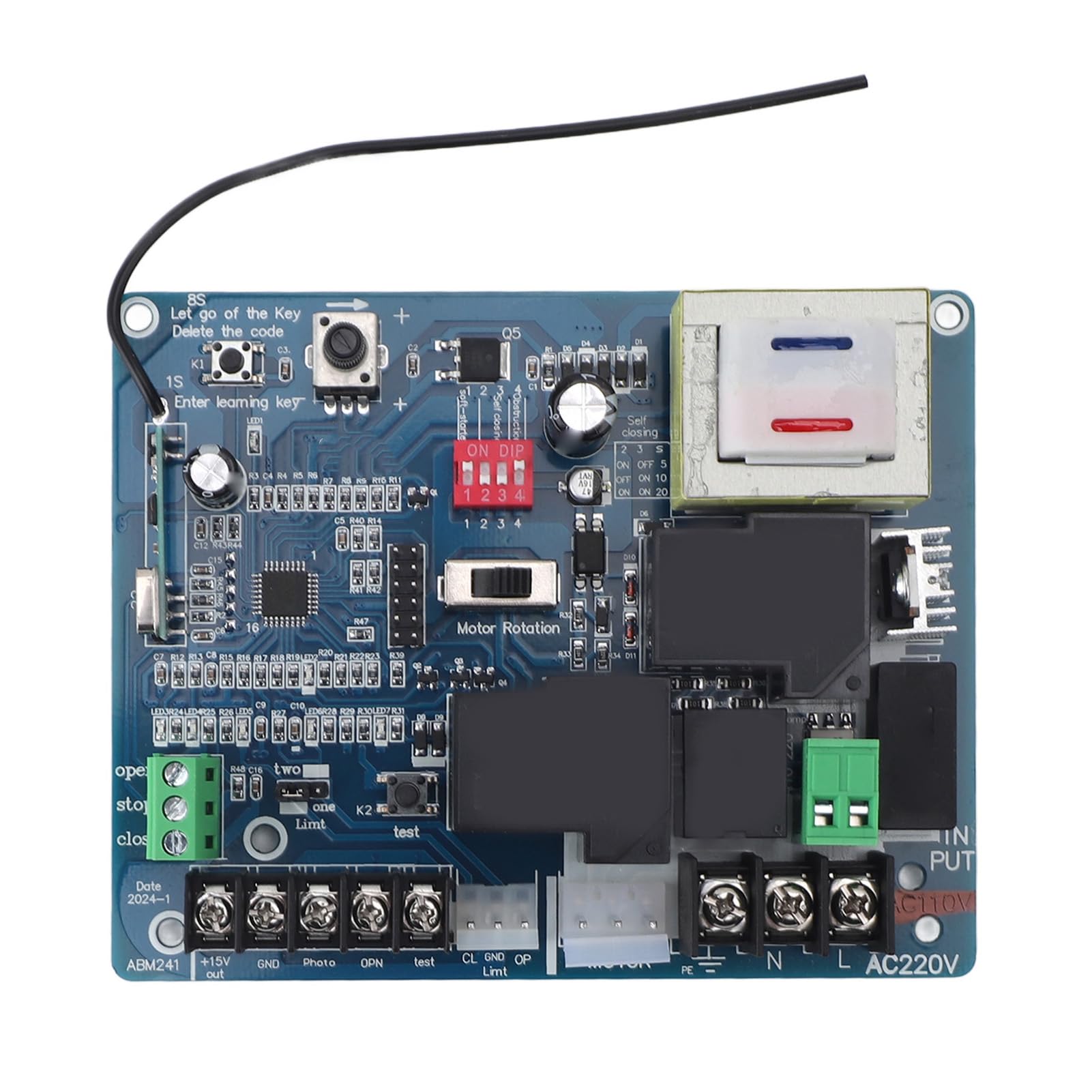 Amazon.com: Universal Sliding Gate Opener Main Board Sensitive Gate ...