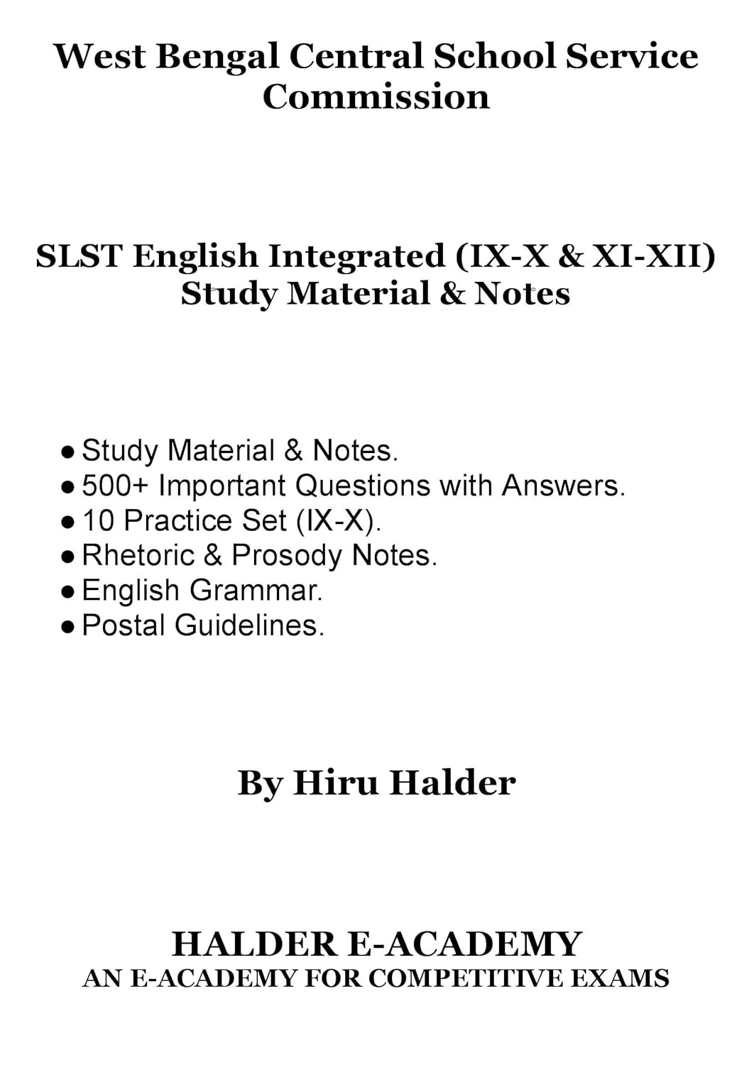 Buy SLST English (IX-X) Study Material 2023-24 Book Online at Low ...