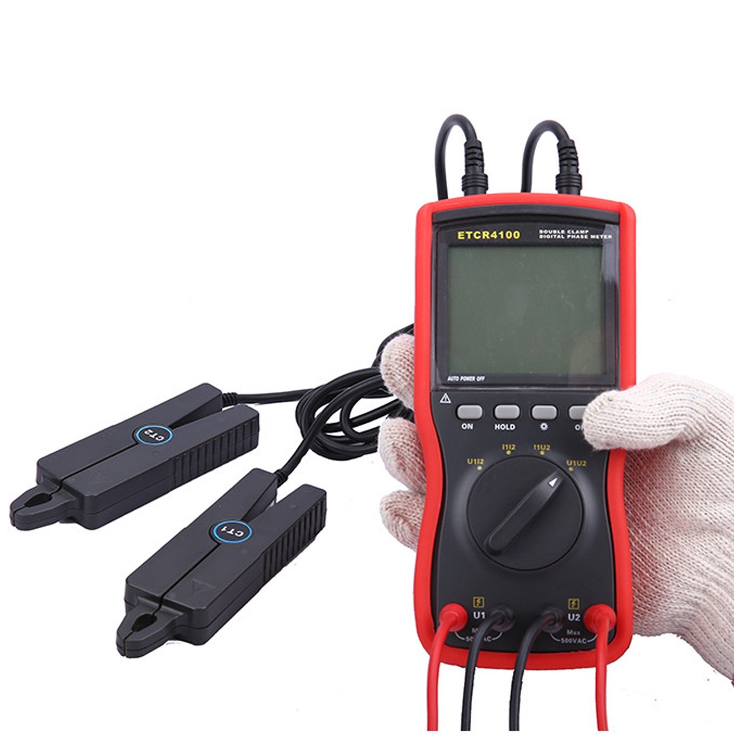 Buy Digital meter- Dual clamp phase meter/digital phase meter - phase ...