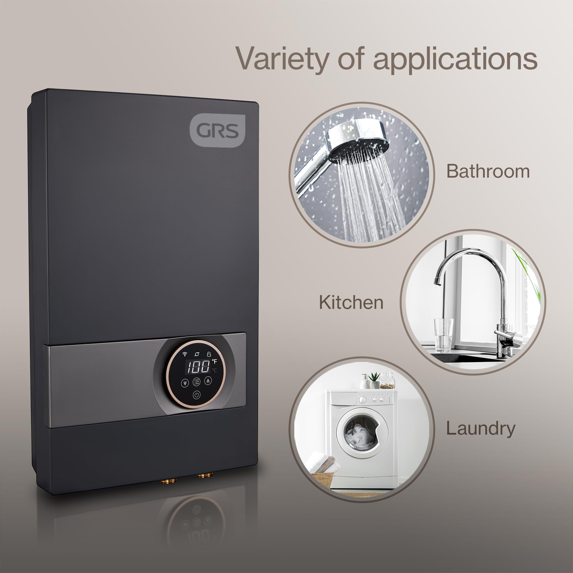 Snapklik.com : Tankless Water Heater Electric, 18KW 240 Volt Instant ...