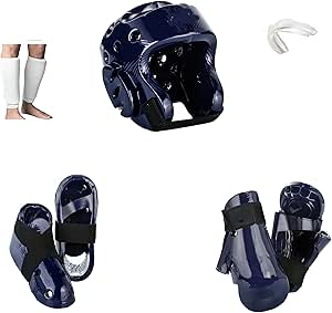 Amazon.com : Proforce Karate Sparring Gear Set Combo with shin and ...