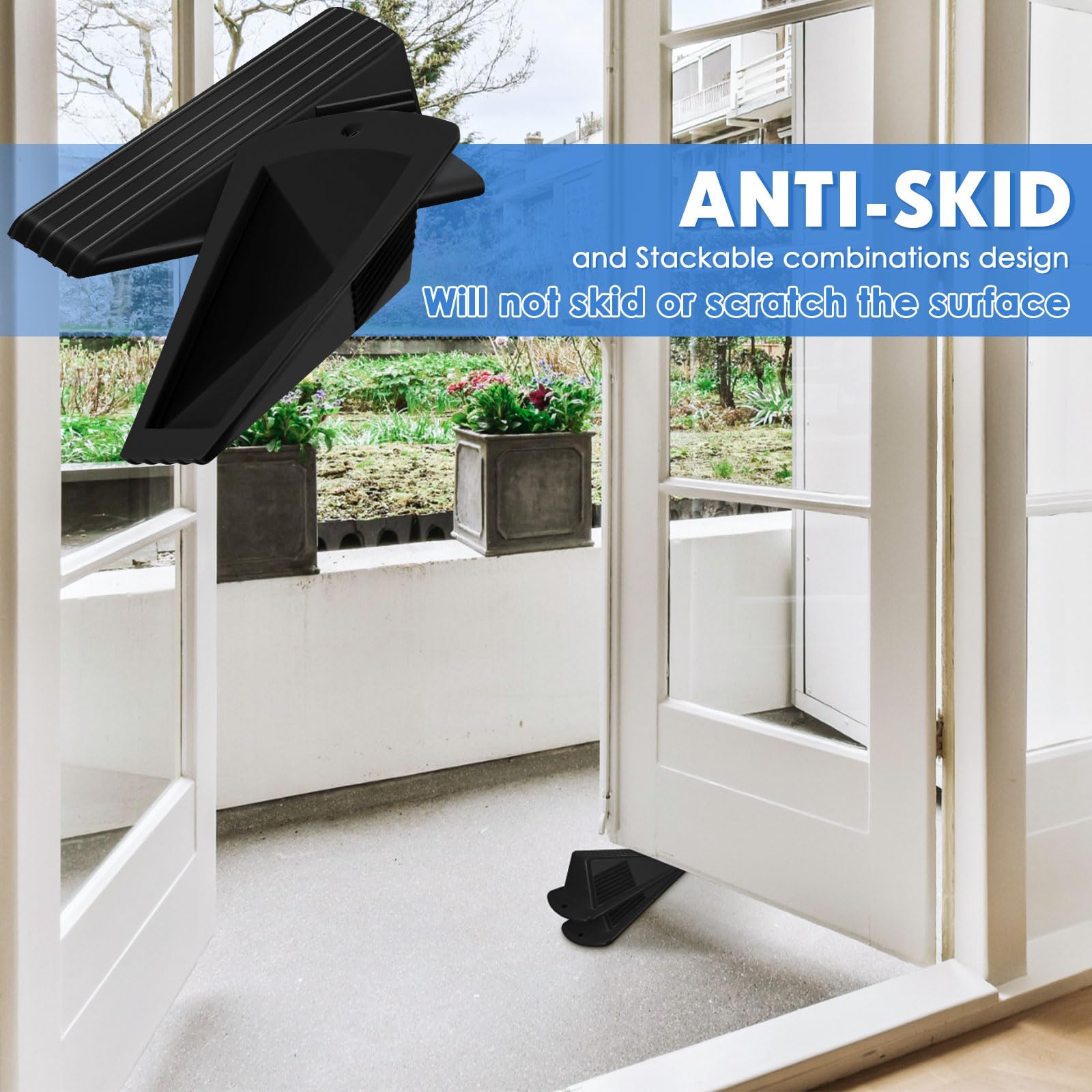 Snapklik.com : Frienda 2 Pcs Jumbo Door Stoppers Heavy Duty Door ...