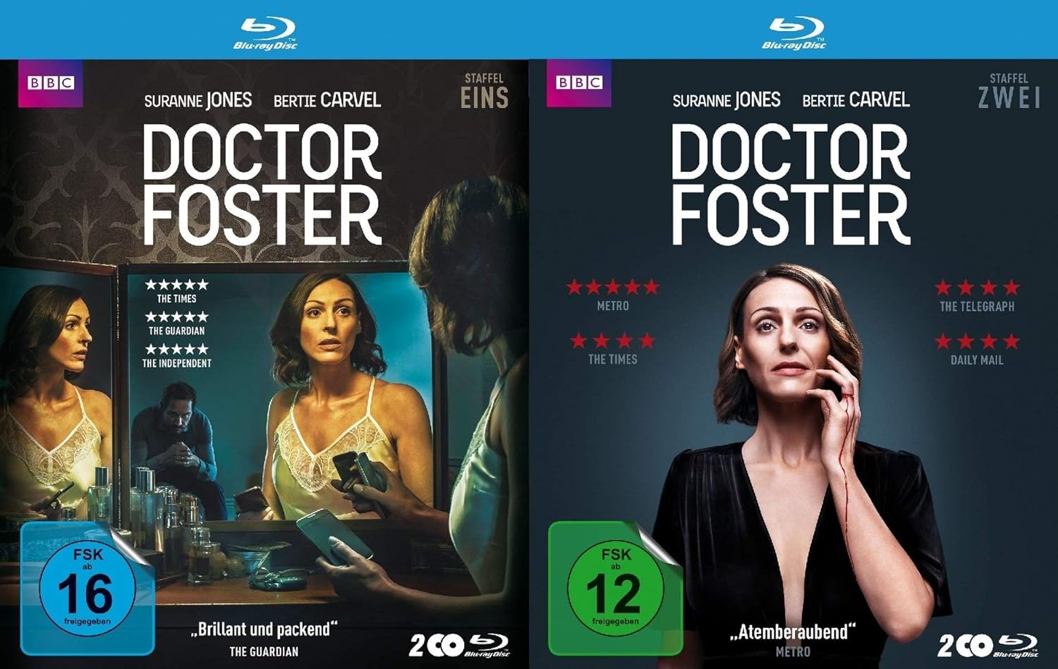 Doctor Foster - The Complete Seasons 1 & 2 TV Series 4 Blu-Ray Limited ...