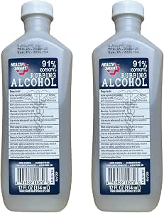Amazon.com: Isopropyl Alcohol 91% First Aid Antiseptic and General ...