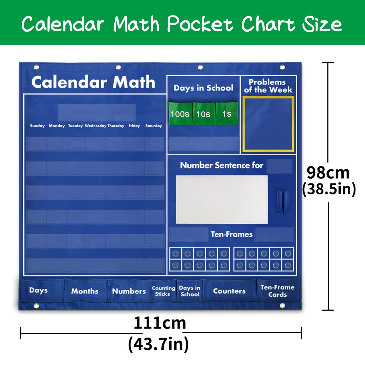 Chart Of The Year Numbered Days Calendar Cards For August | Pocket