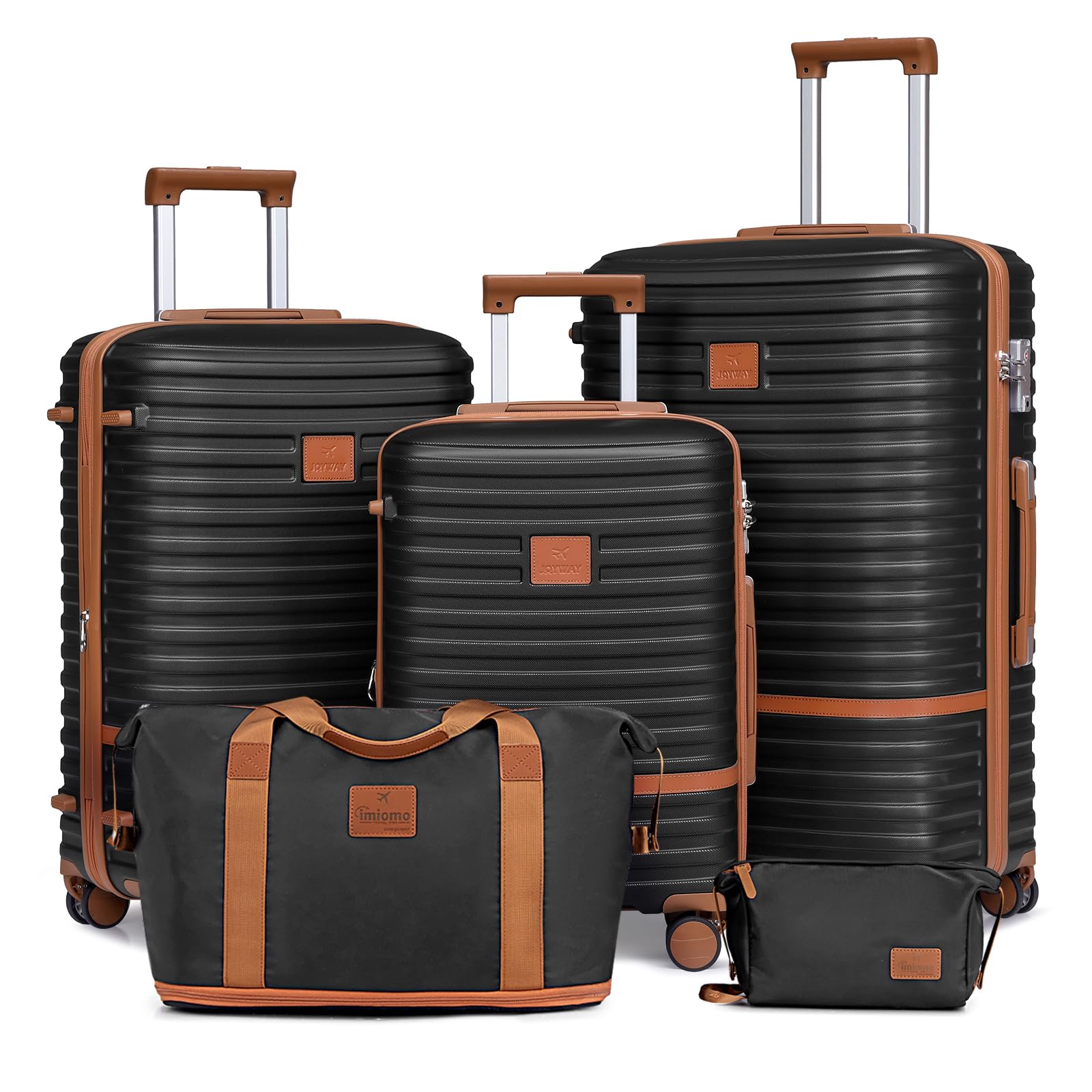 Snapklik.com : Joyway Expandable Luggage Sets 5 Piece, Hard Case ...