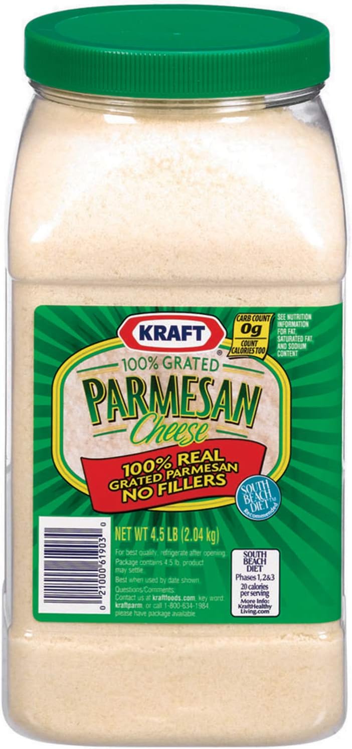 Kraft Grated Parmesan Cheese, 4.5 Pound : Amazon.ca: Grocery & Gourmet Food