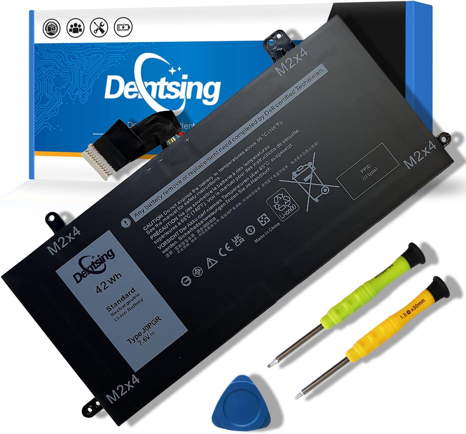 Amazon.com: J0PGR Laptop Battery for Dell Latitude 12 5285 5290 2-in-1 ...