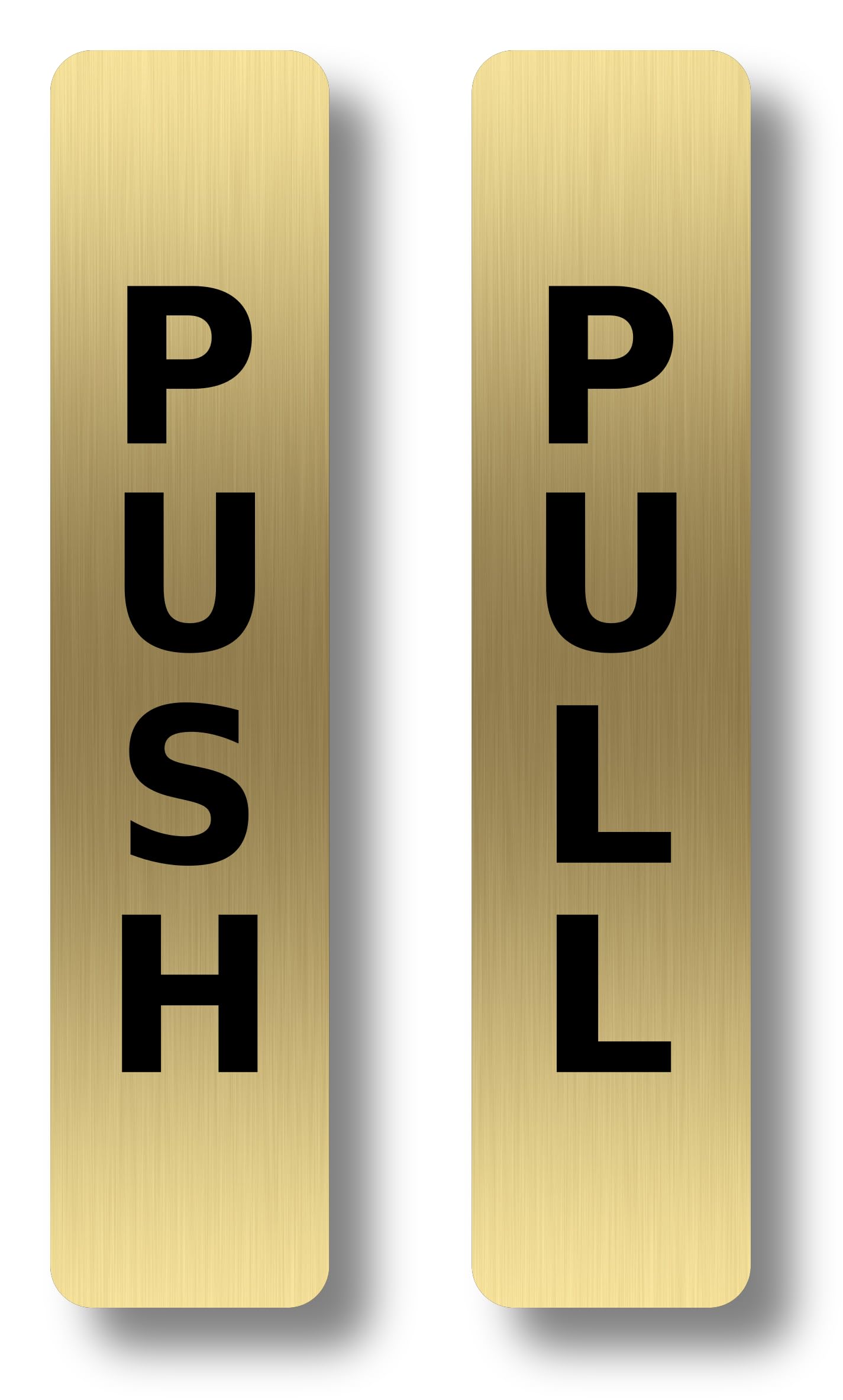 Orhomelife Origin Gold Push Pull Set Pair Generic Door Sign ...