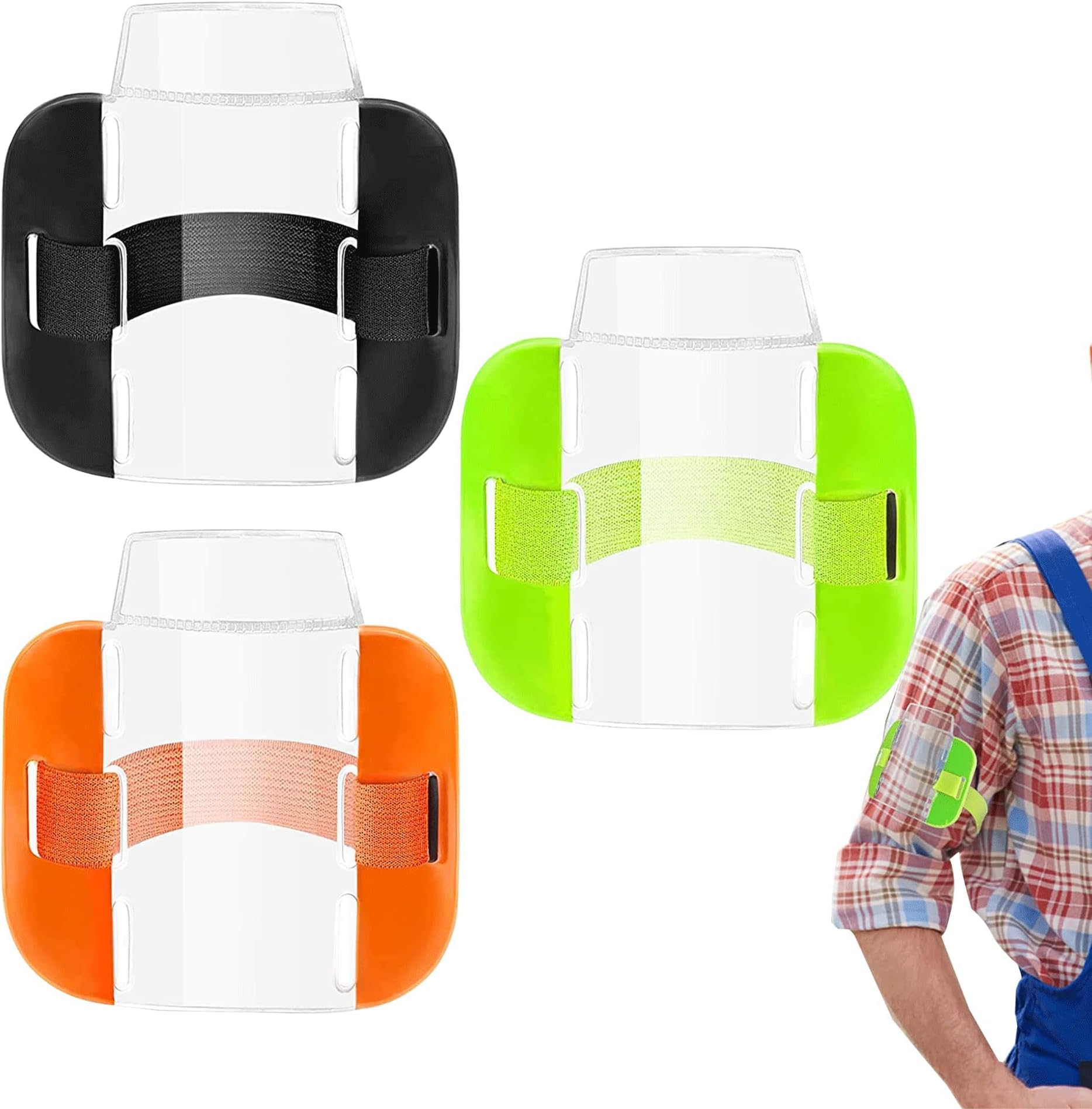 Security Armband Badge Holder, Sia Badge Holder, 3PCS Security Card ...