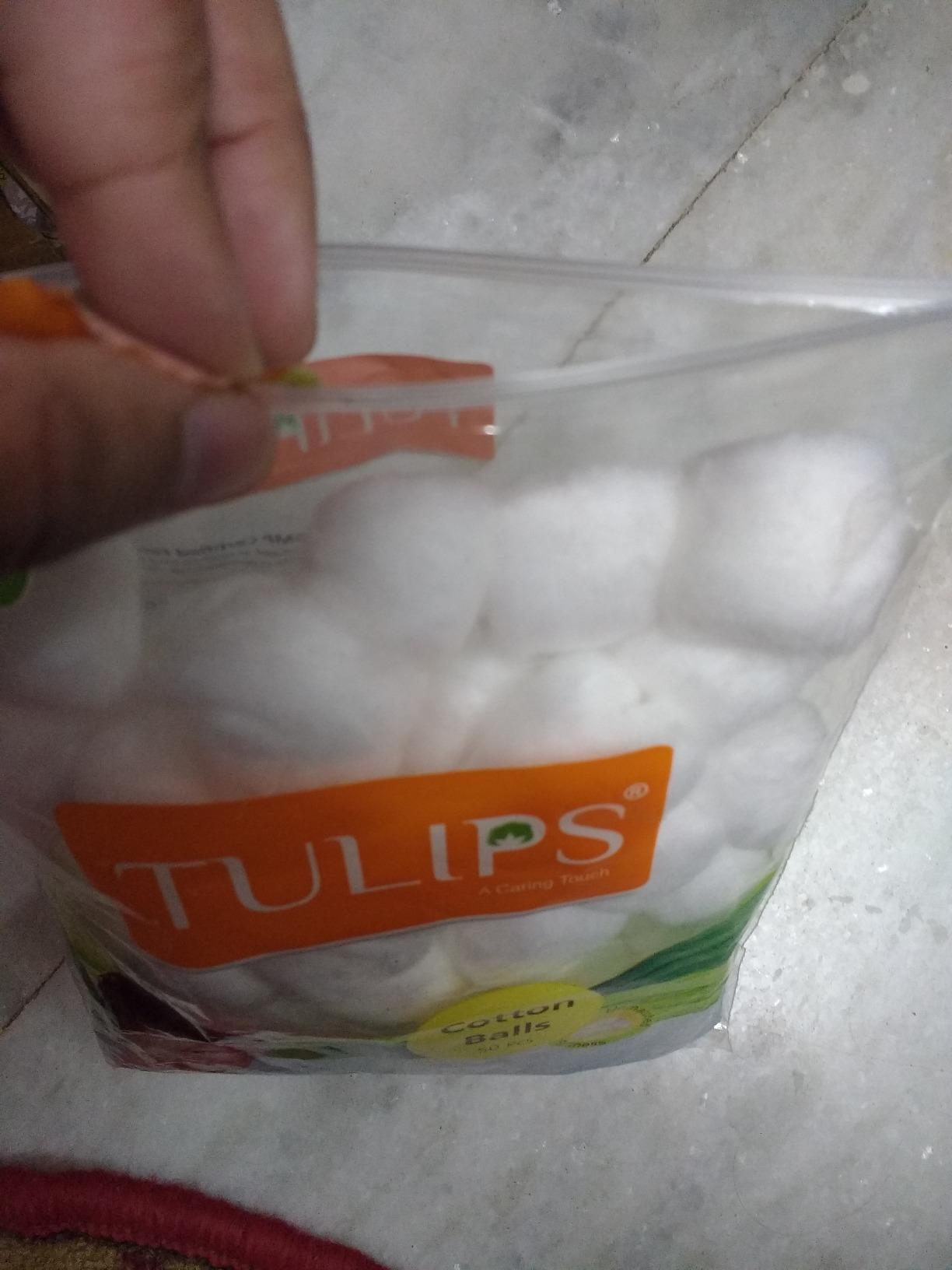 Tulips White Cotton Balls 50S (Pack of 2) : Amazon.in: Beauty