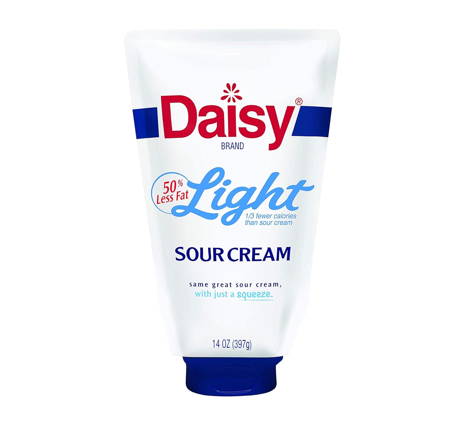 Amazon.com: Daisy Light Squeeze Sour Cream, 14 Ounce : Grocery ...