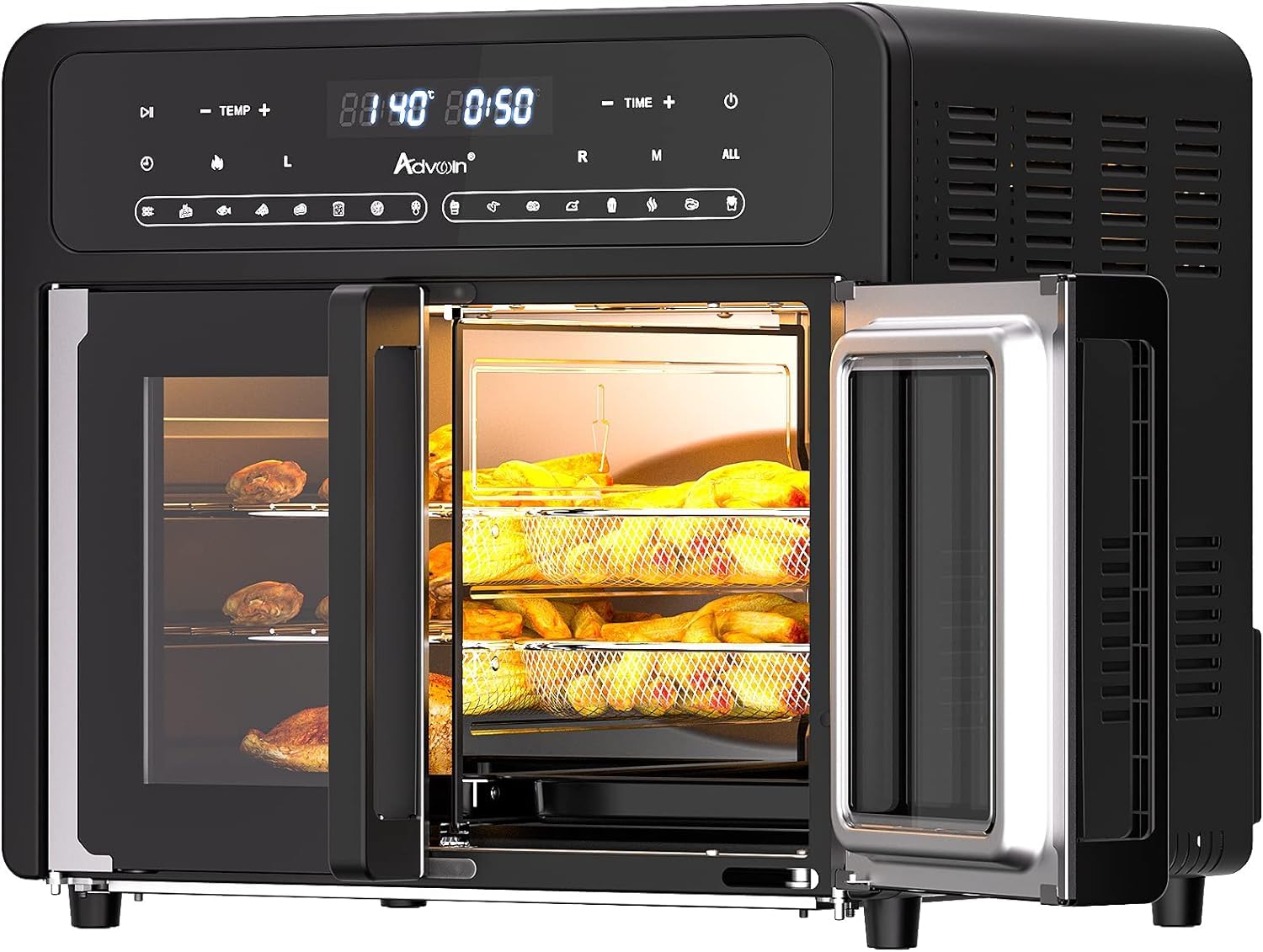 ADVWIN 27.5Qt/26L Air Fryer Oven, 360° Toaster Convection Oven, 2000W ...