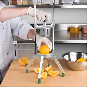 Amazon.com: New Silver 4 Section Citrus Cutter Commercial Orange Tool ...