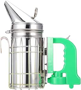 Amazon.com : Tgoon Detachable Electric Beehive Smoker Stainless Steel Bee Smoker Polished USB ...