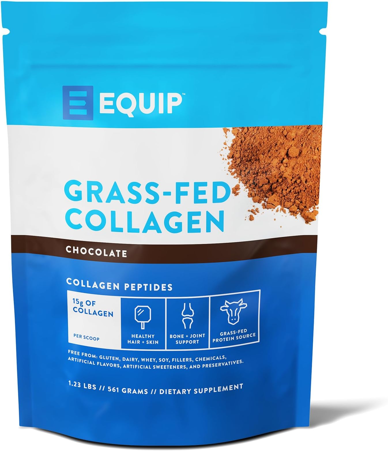 Amazon.com: Equip Foods Grass Fed Collagen Powder | Hydrolyzed Bovine ...