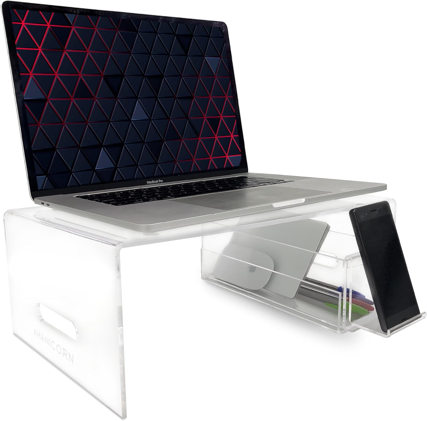 Amazon.com: AHANICORN Acrylic Laptop Stand for Desk, Bed, and Coffee ...