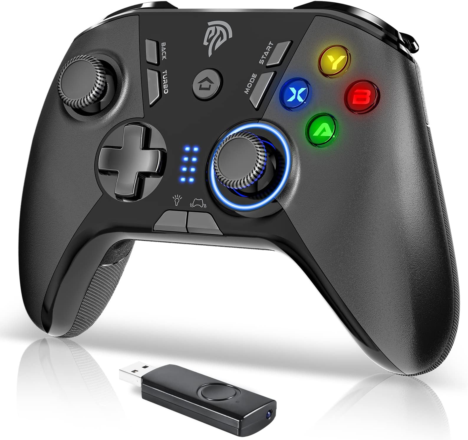 Amazon.co.jp: PC Wireless Controller, PC Gamepad, Wireless, Steam Deck ...