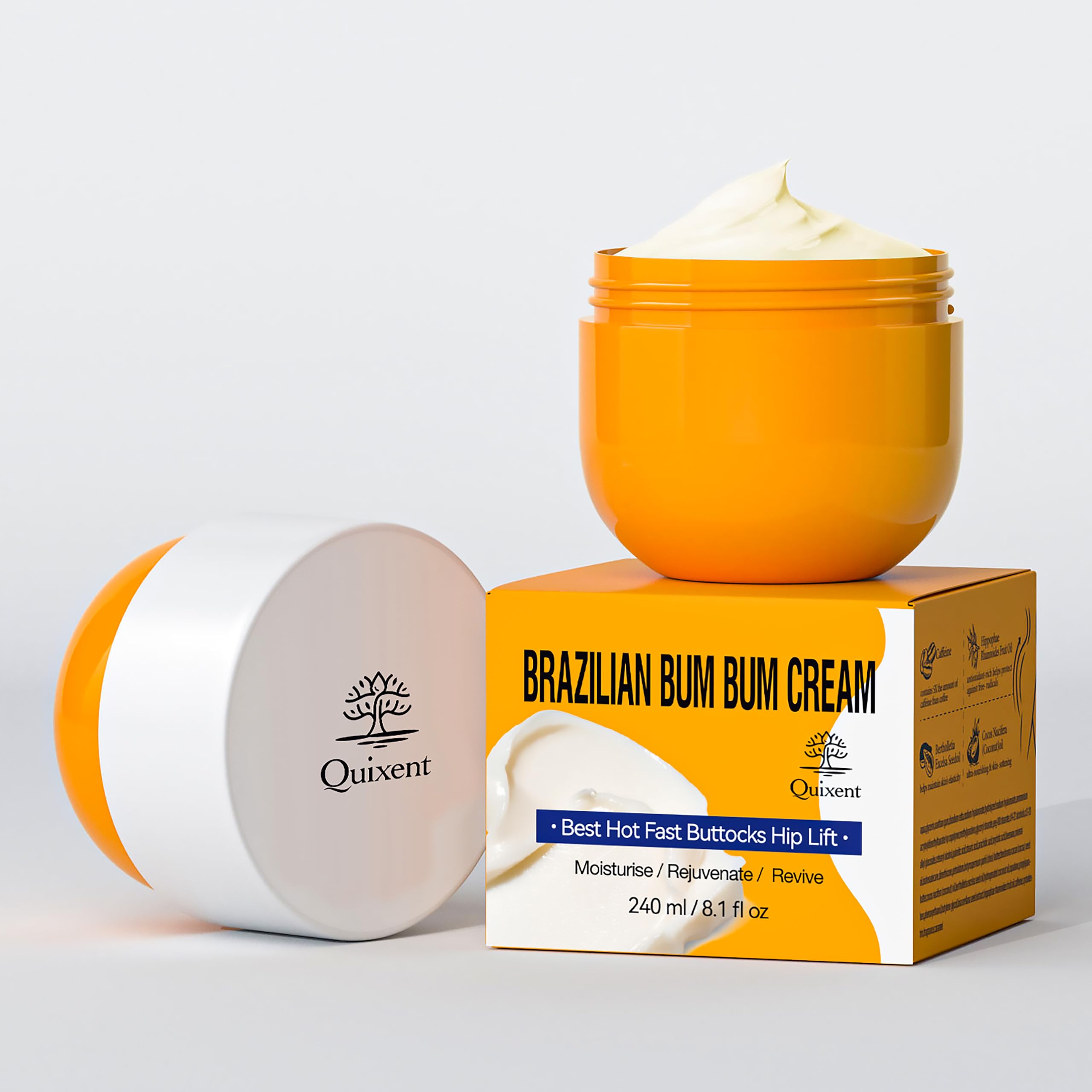 Buy Quixent Bum Bum Cream 240ml Body cream, skin cream, Dry skin cream ...