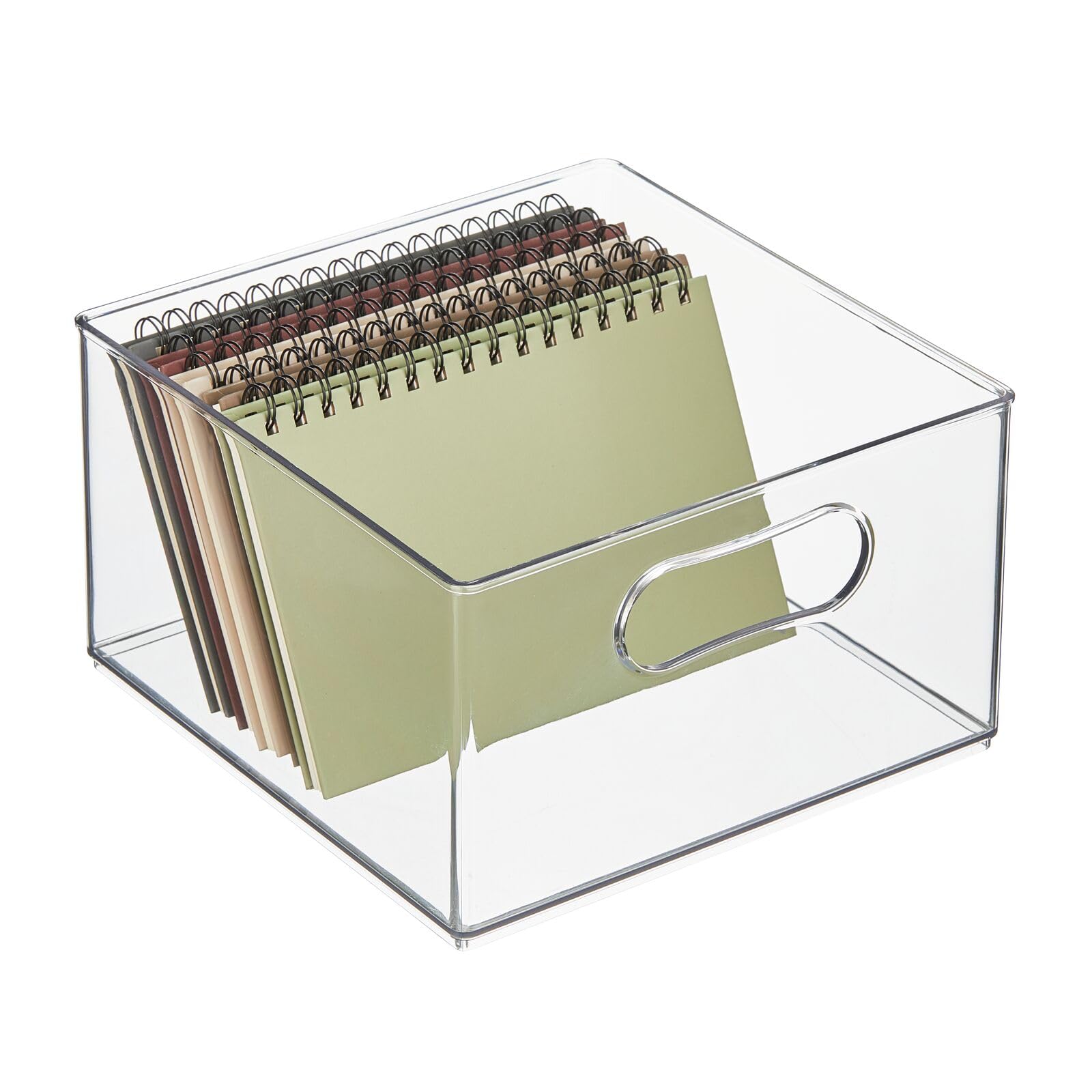 Snapklik.com : mDesign Deep Plastic Stackable Storage Organizer ...