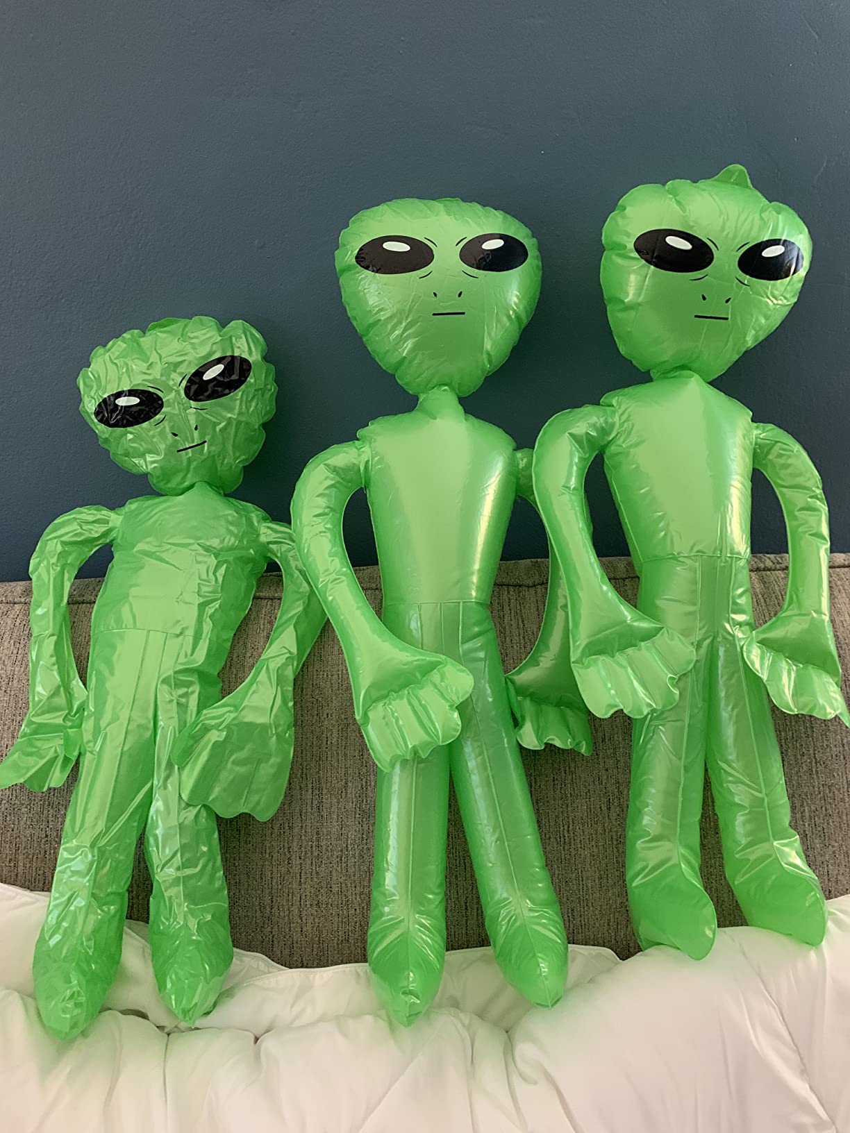 Amazon.com: Alien Inflatable Toy For Kids Party With Air Pump- Alien ...