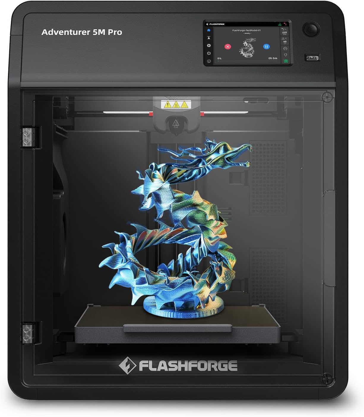 FLASHFORGE 3D Printer Adventurer 5M Pro, High Speed Printing Enclosed ...