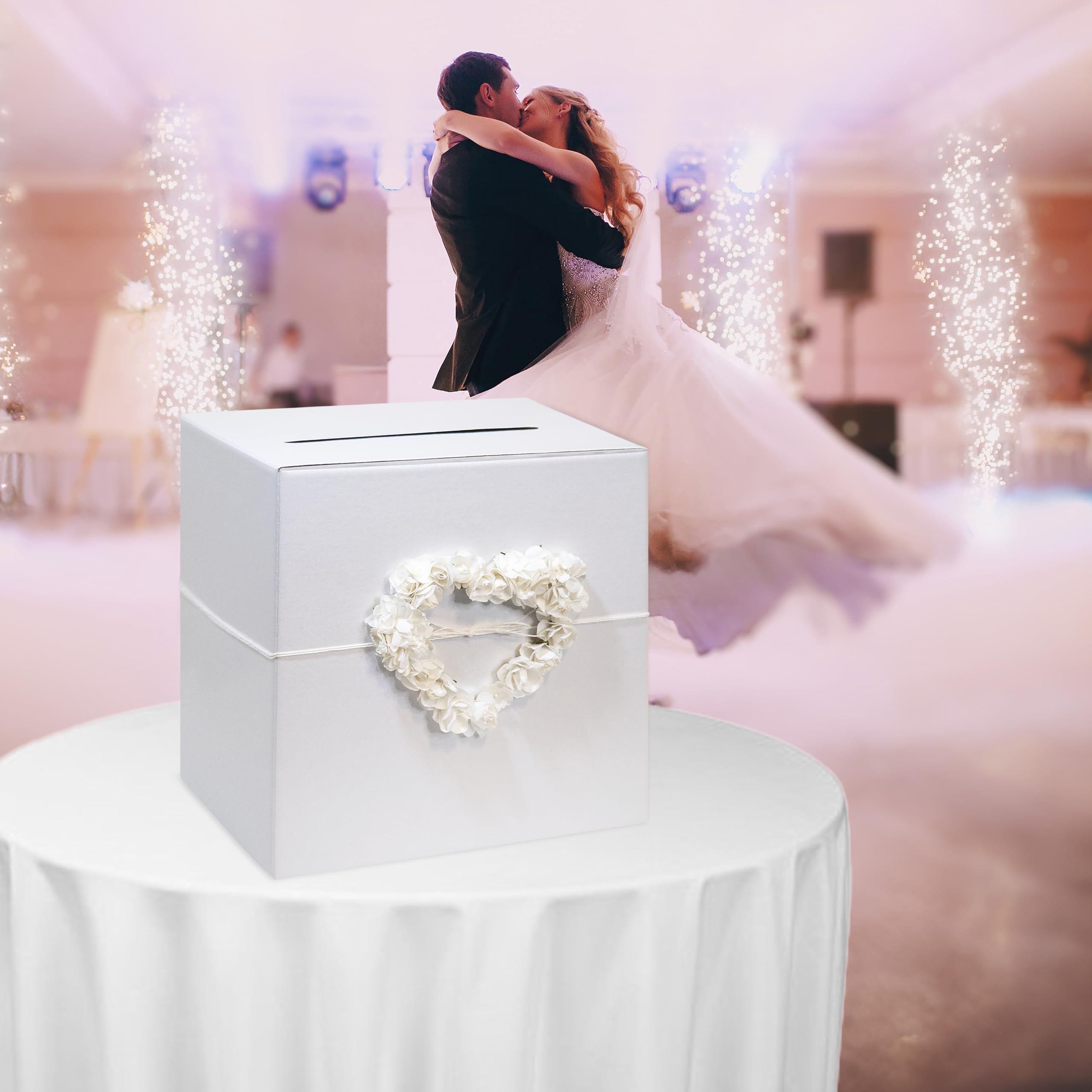 Wedding Reception Card Box Cardboard Box Large Fowecelt White Card Box