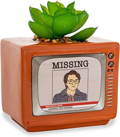 Amazon.com: Stranger Things Missing Barb 4-Inch Ceramic Mini Planter ...