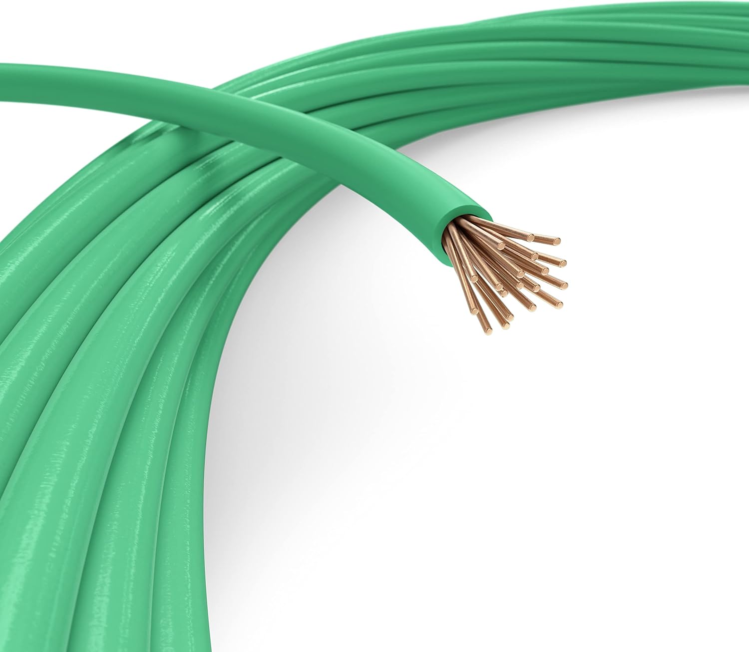 THE CIMPLE CO 25 Feet (7.5 Meter) - Insulated Stranded Copper THHN/THWN ...