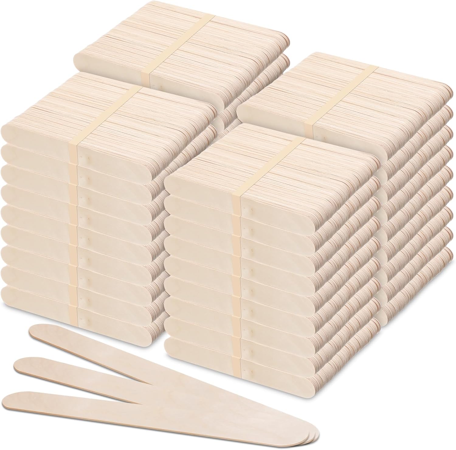 Amazon.com: XunYee 500 Pcs Jumbo Craft Sticks Bulk 8'' Extra Large ...