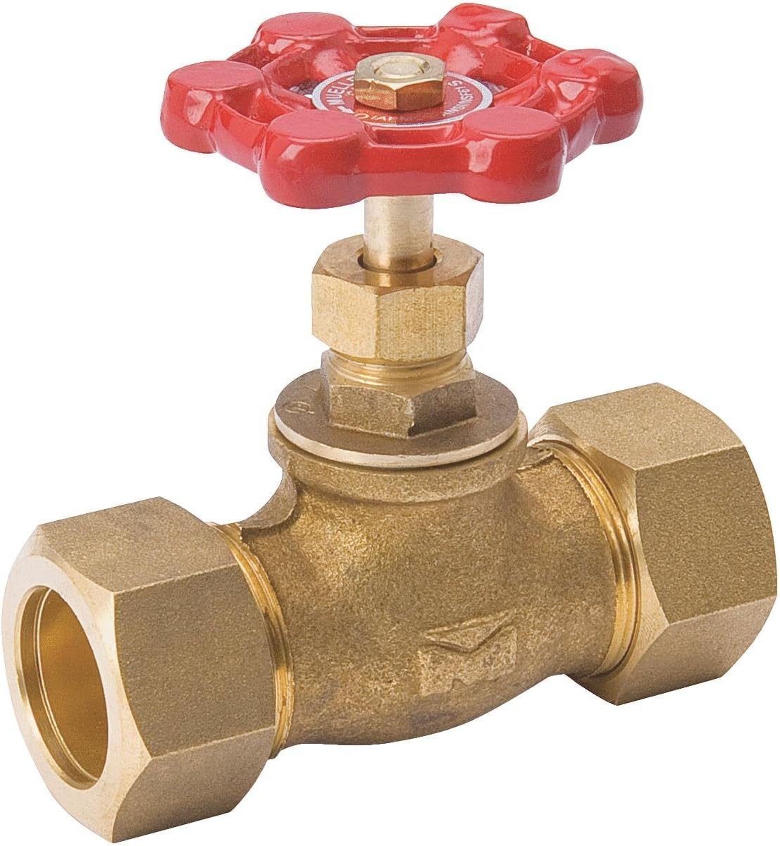 HOMEWERKS WORLDWIDE 230-1-34-34 3/4" CMP Brass Stop Valve - Household ...