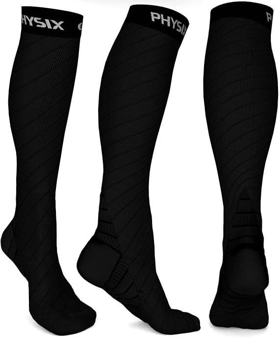 Physix Gear Compression Socks for Men & Women (20-30 mmhg) Best ...