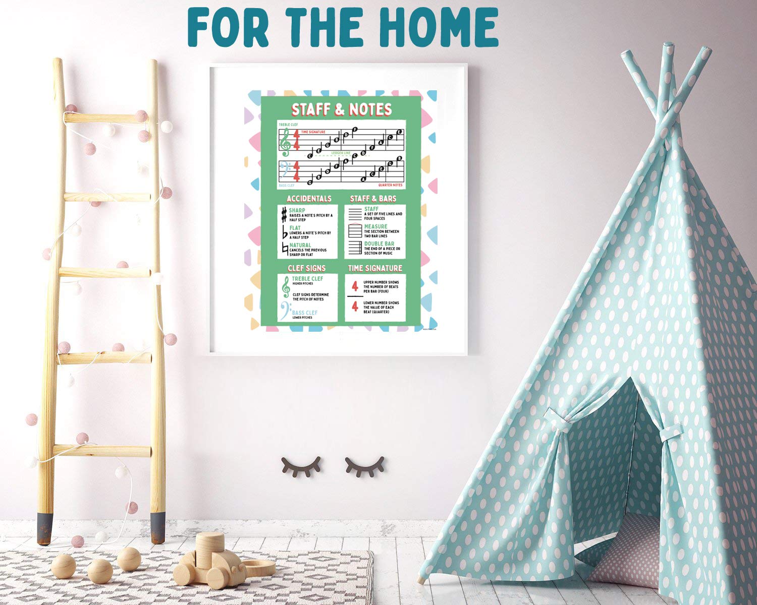 6 Music Posters for Classroom - Music Teacher Supplies Include 3 ...