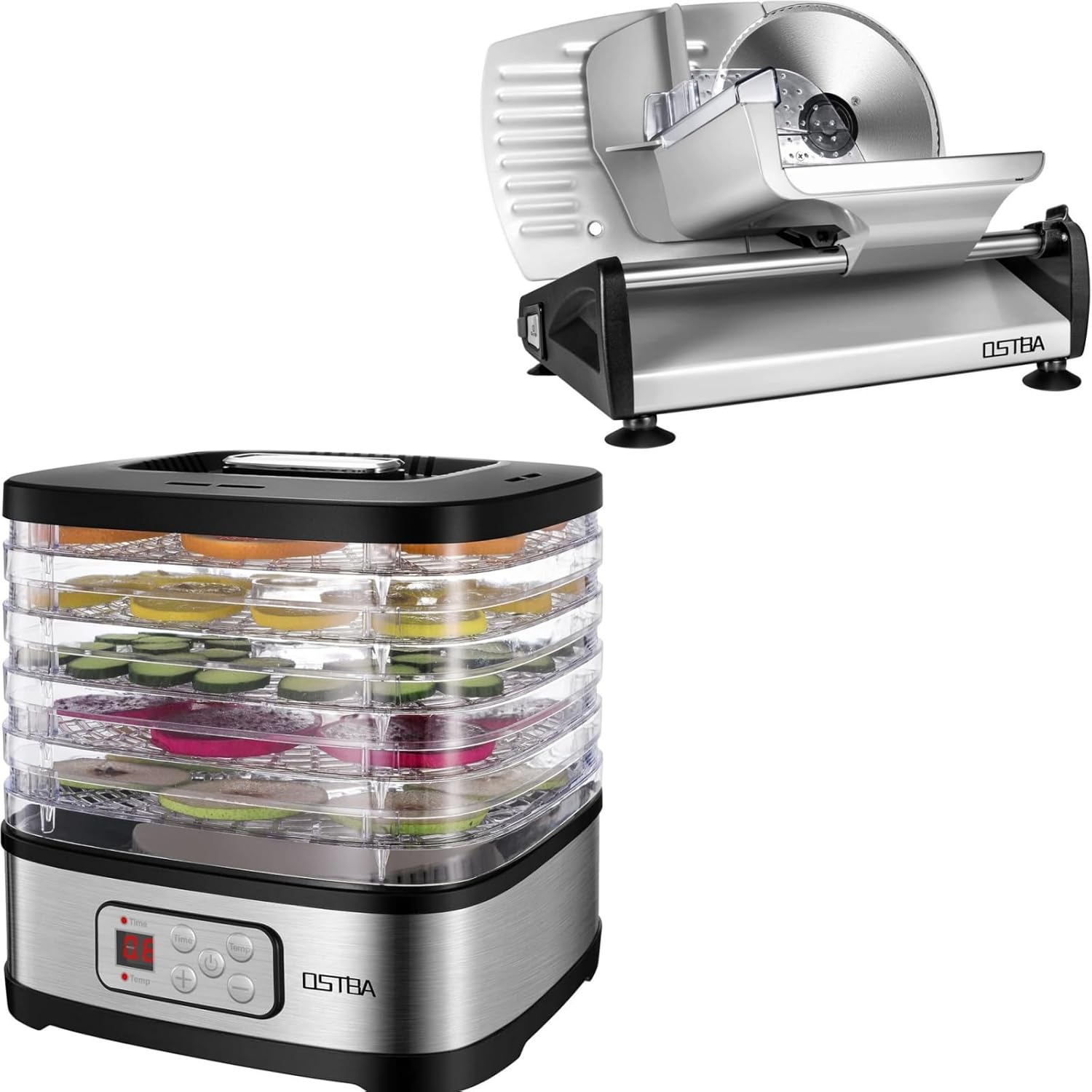 Amazon.com: Save 10% for OSTBA SL518-200W-1027 Meat Slicer and GGJ-261B ...