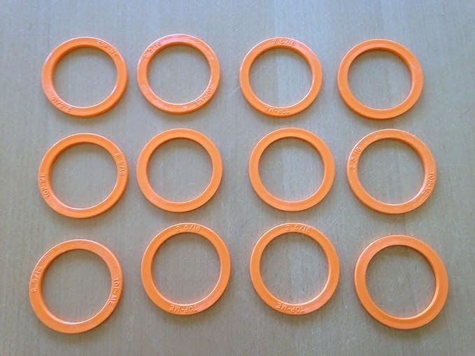 Amazon.com: 12 Pack Orange Crab Pot & Crab Trap Cull Rings, USA Made ...