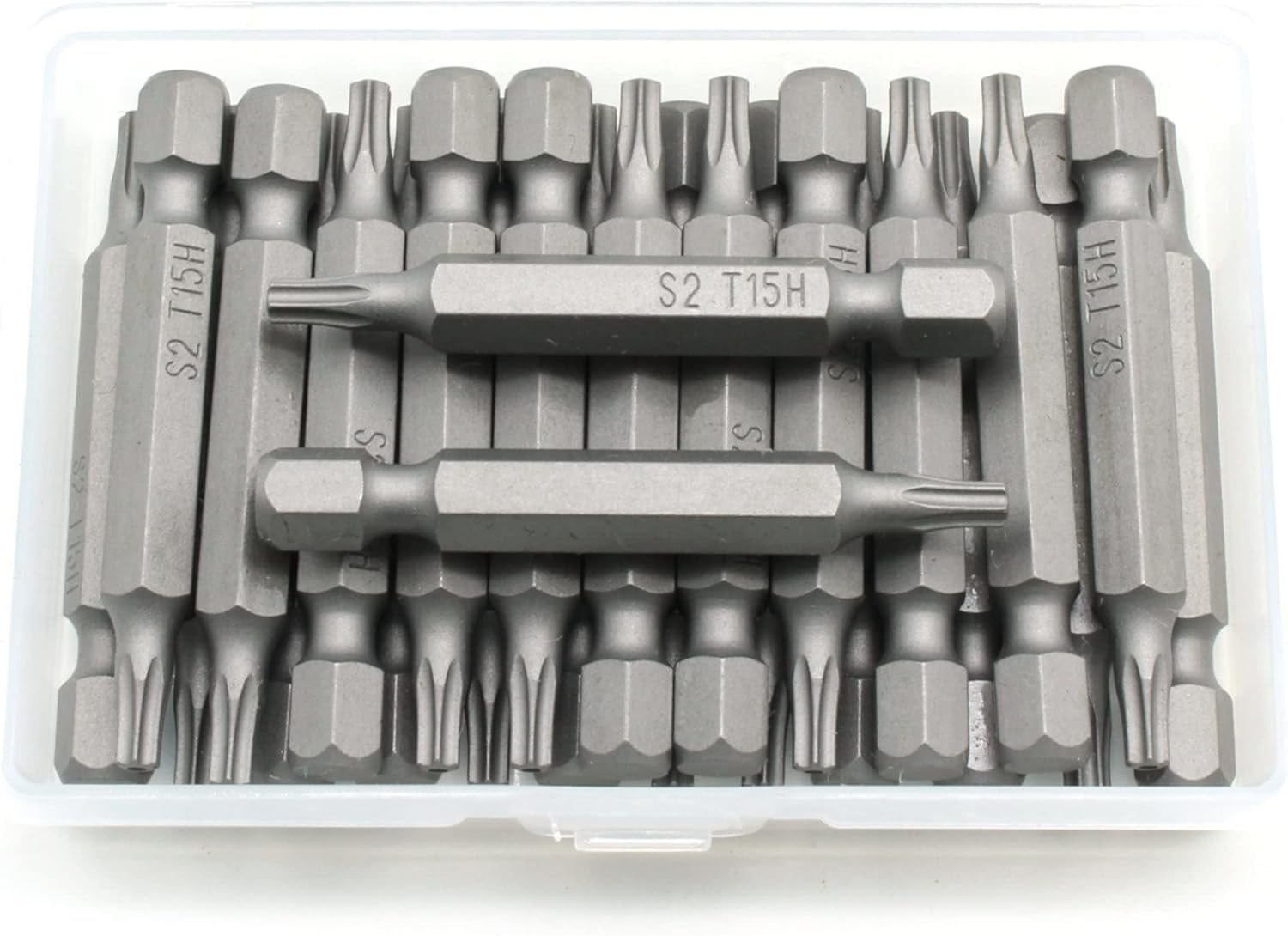 TEMO 25 pc T15H Tamper Proof Security Torx 6 Point 2 Inch Screwdriver ...