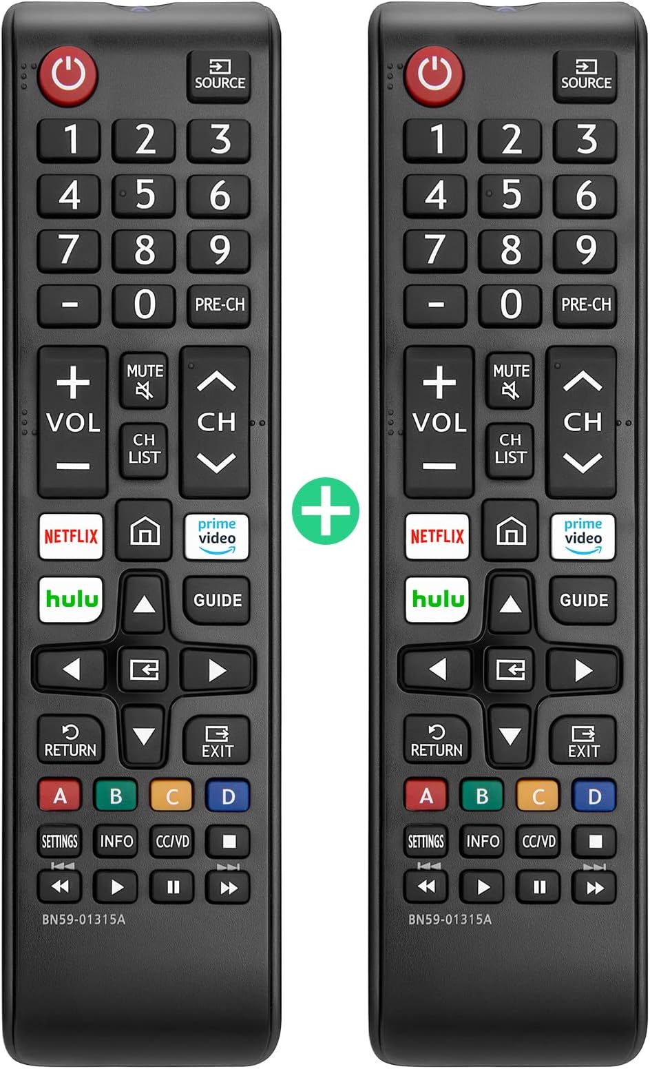 Amazon.com: 2PCS Universal Remote Control for All Samsung TV, 2 Packs ...