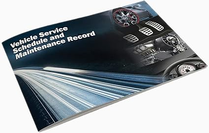 Blank Service History Book - Car Van Maintenance Replacement Vehicle ...