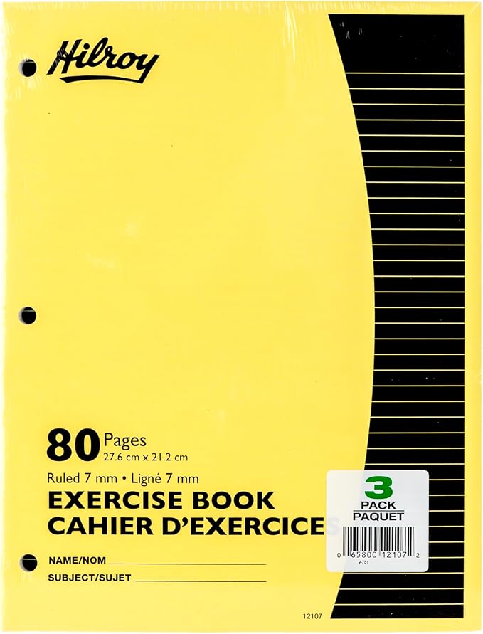 Hilroy Stitched Exercise Book