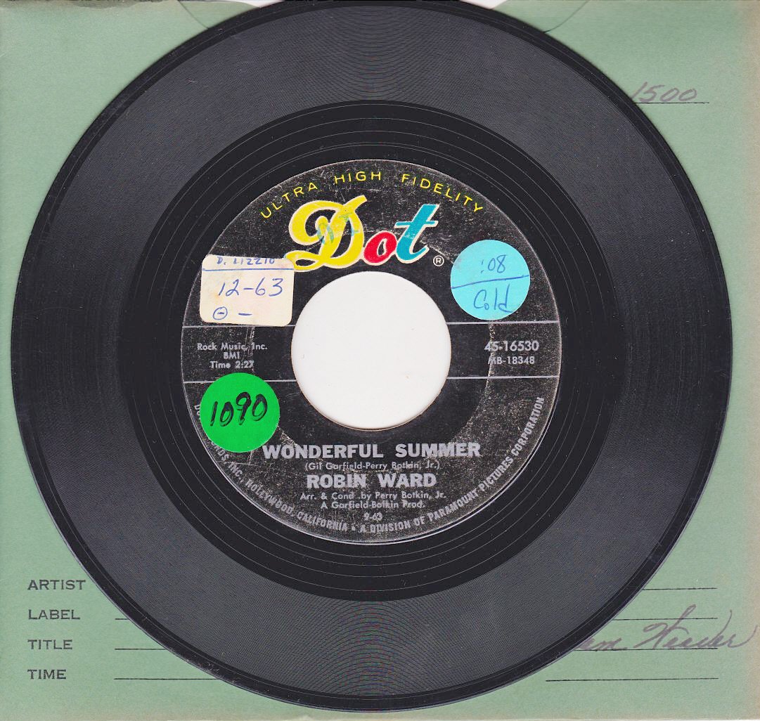 Robin Ward - Robin Ward: Wonderful Summer B/w Dream Boy - Amazon.com Music