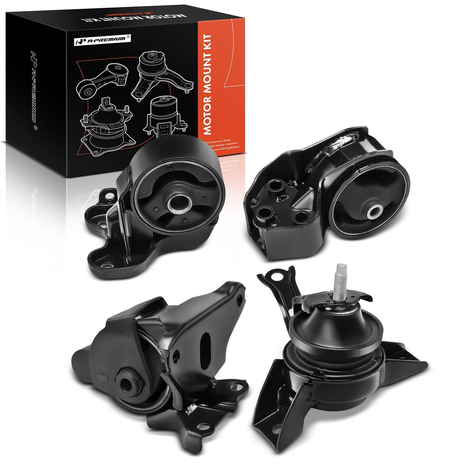 Amazon.com: A-Premium 4PCS Engine Motor Mount and Transmission Mount ...