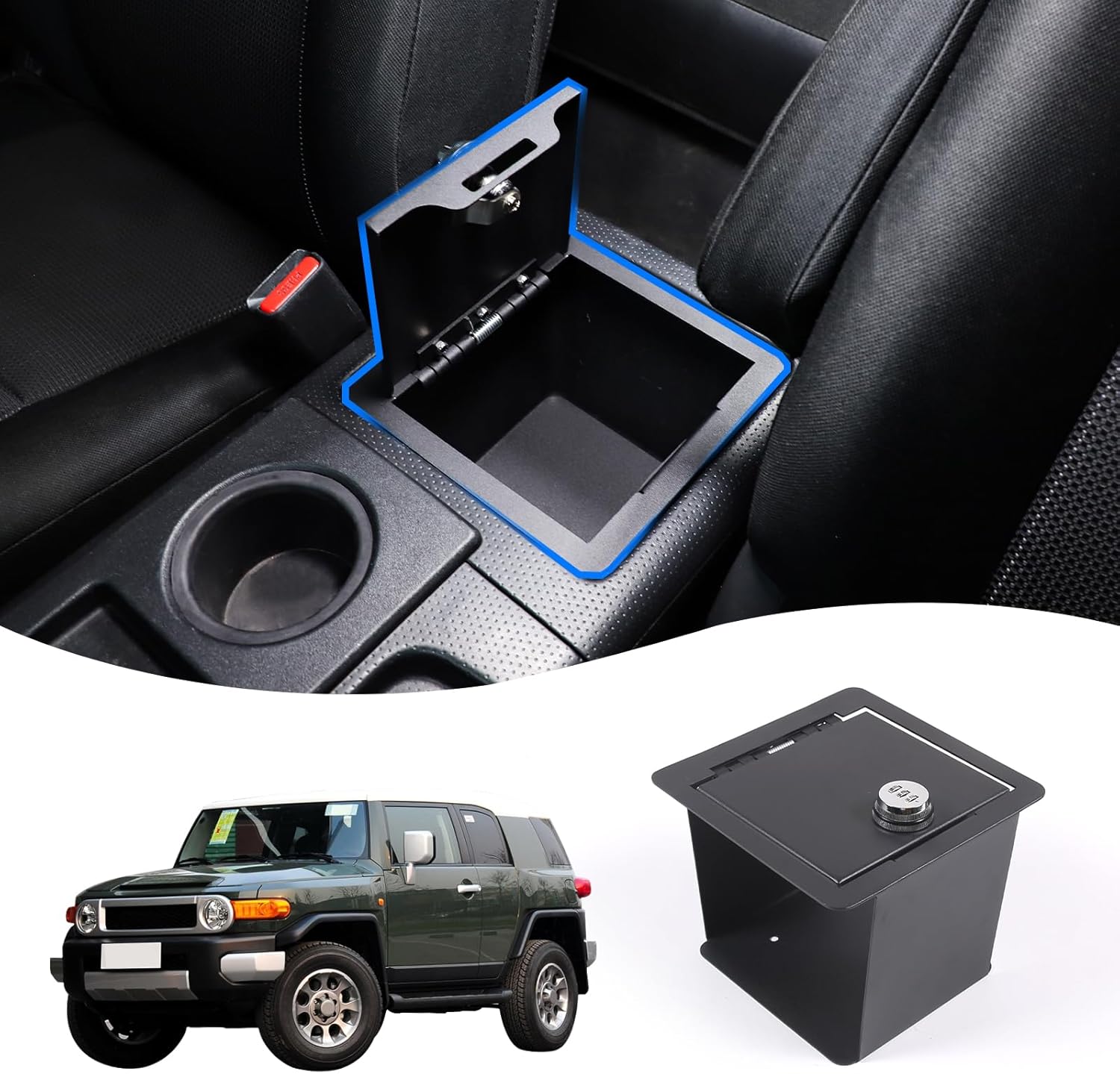Amazon.com: LLKUANG Center Armrest Safe Box Storage Box Compatible with ...