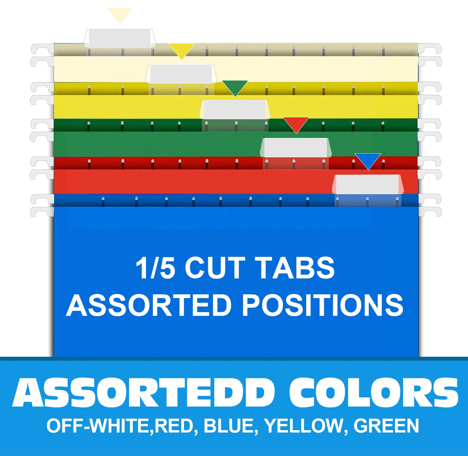 Snapklik.com : Hanging File Folders, 30 Pack Letter Size Reinforced ...