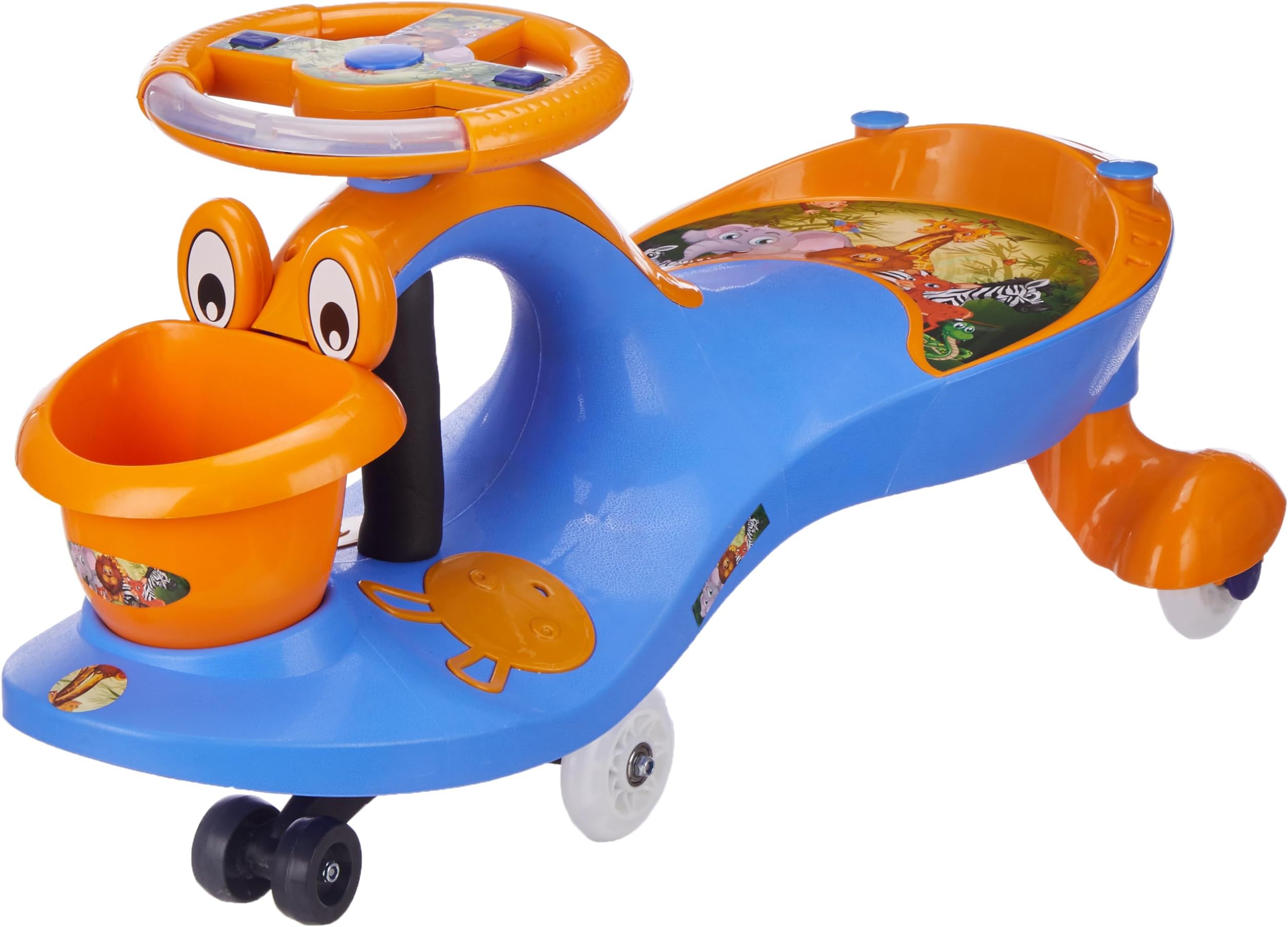 Brunte Kids Magic Swing Car - Ride-On Toy for Kids (3-8 Years) | Easy ...